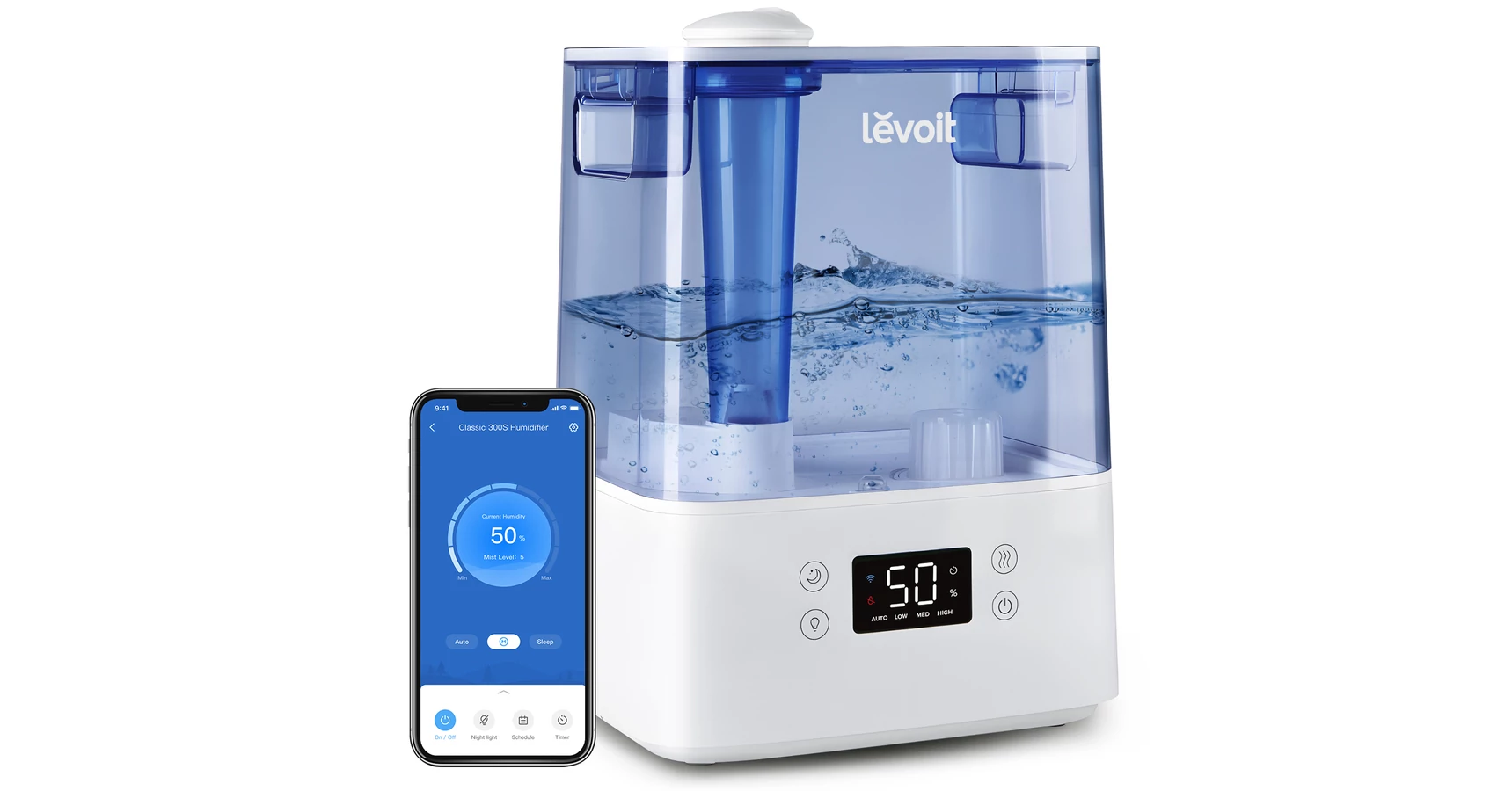 Levoit Classic300S Smart Ultraszonikus Hidegpárásító 6L (Kék) - Levoit - Levoit légtisztítók és ...